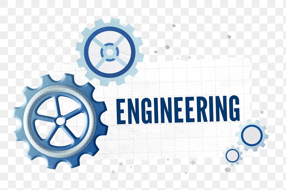 PNG Engineering, cogwheel paper craft | Premium PNG - rawpixel