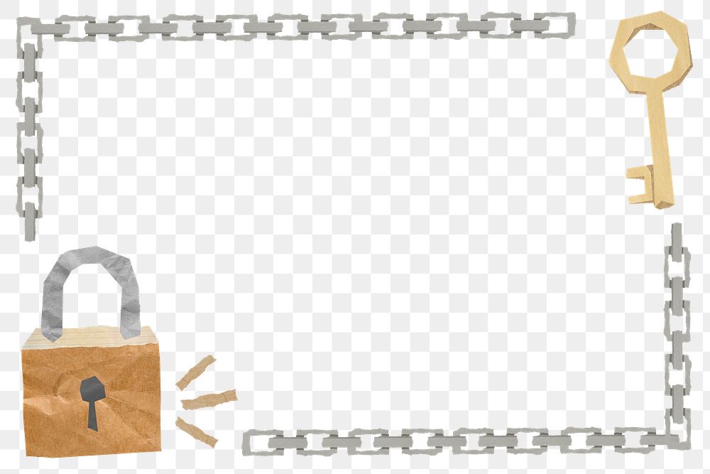 Lock key frame png, transparent | Premium PNG - rawpixel