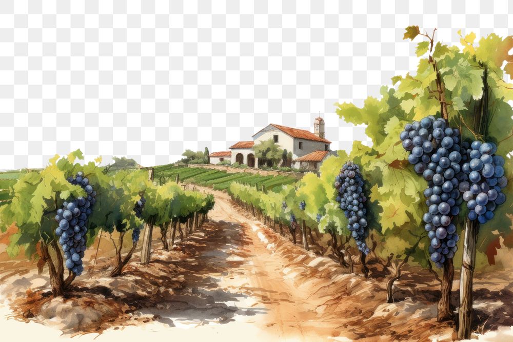 PNG Vineyard outdoors plant farm | Premium PNG - rawpixel