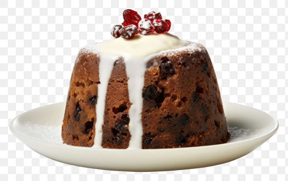 PNG Christmas pudding chocolate dessert | Free PNG - rawpixel