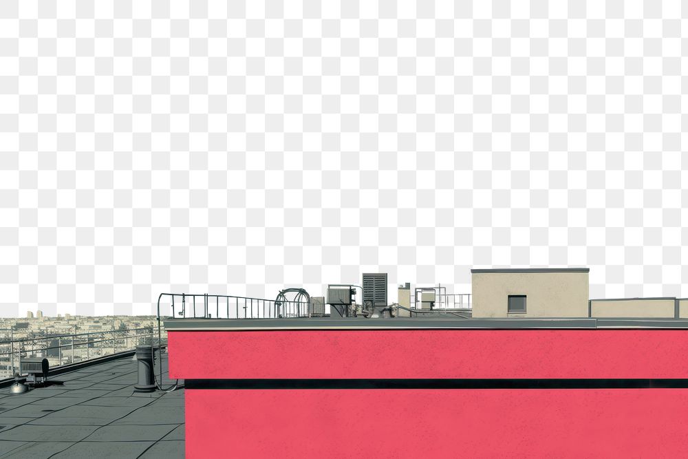 PNG Rooftop architecture building outdoors. | Premium PNG - rawpixel