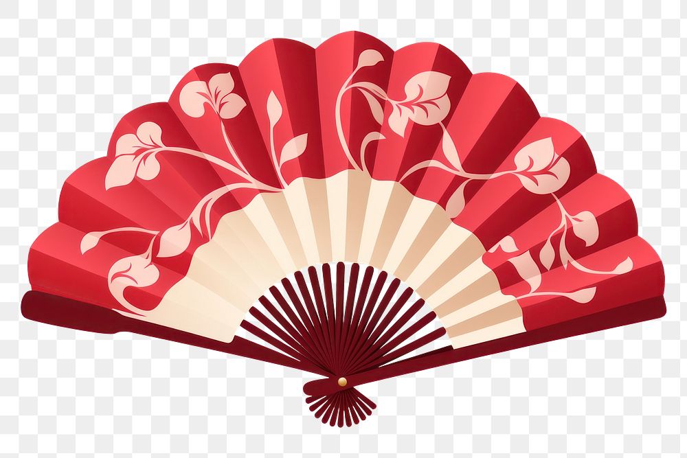 PNG Chinese fan white background | Premium PNG - rawpixel
