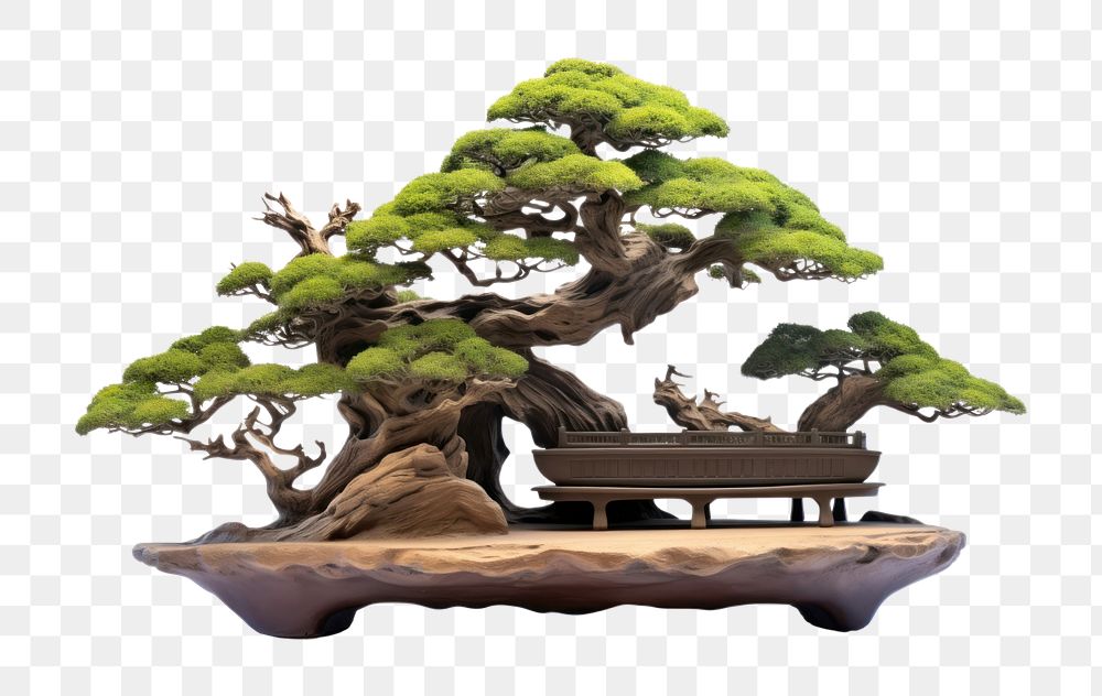 PNG Bonsai plant tree white | Premium PNG - rawpixel