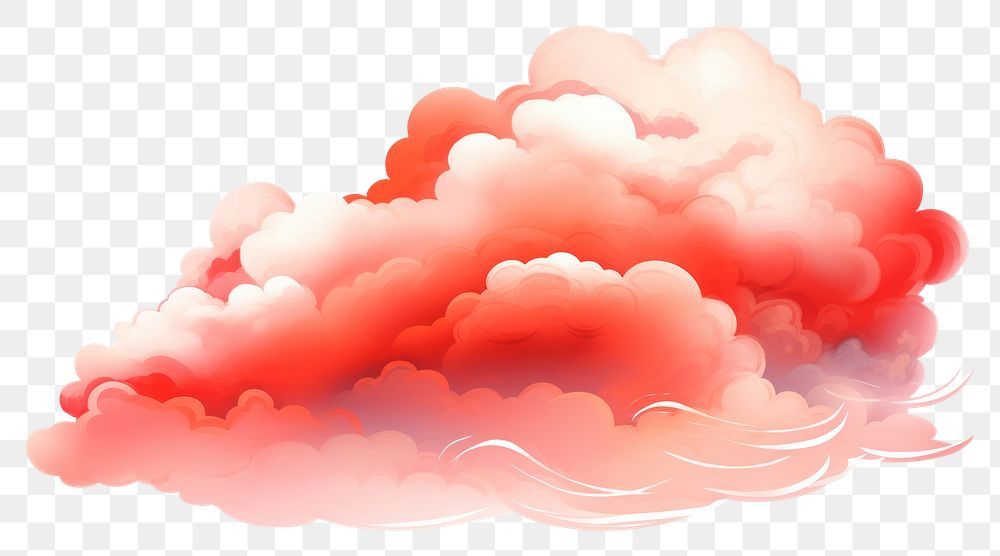 PNG Cloud cloud smoke red. | Free PNG - rawpixel