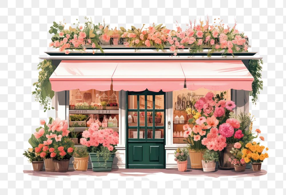 PNG Flower shop plant rose | Free PNG - rawpixel