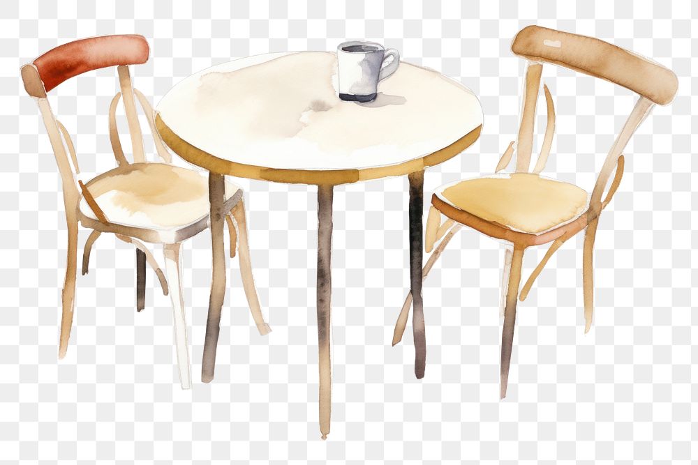PNG Cafe table furniture chair | Premium PNG - rawpixel