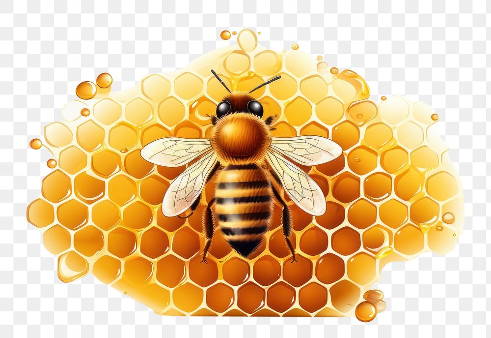 PNG Honeycombs Sphere lettering honey | Premium PNG - rawpixel