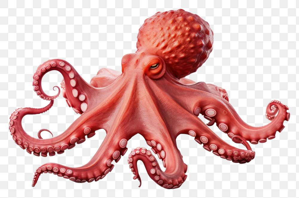 PNG Octopus animal white background | Free PNG - rawpixel
