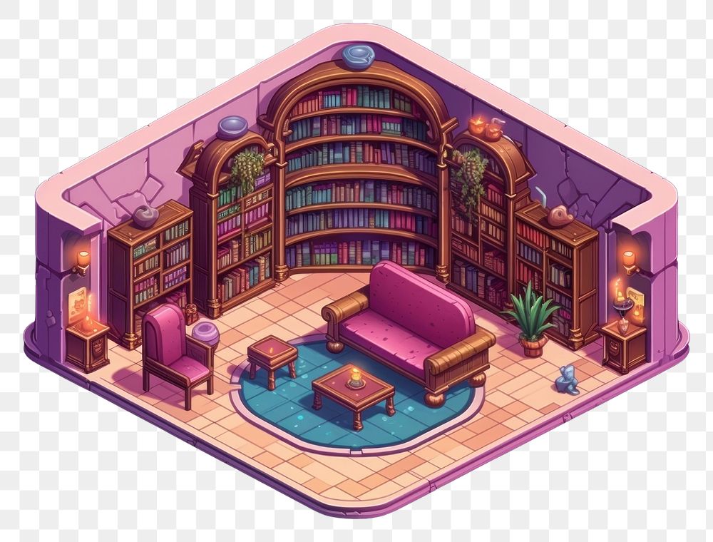 PNG Simple Library room publication | Premium PNG - rawpixel
