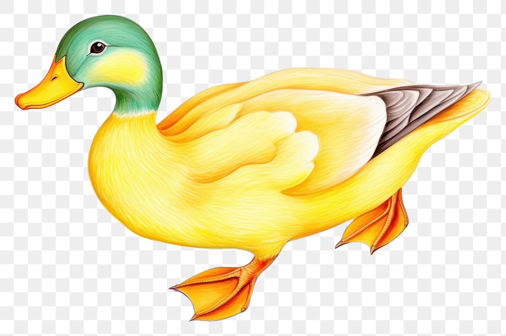 PNG Duck drawing animal bird. | Free PNG - rawpixel