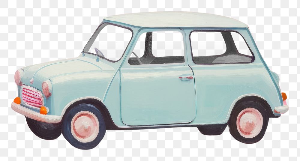 PNG Vintage small car vehicle | Free PNG - rawpixel