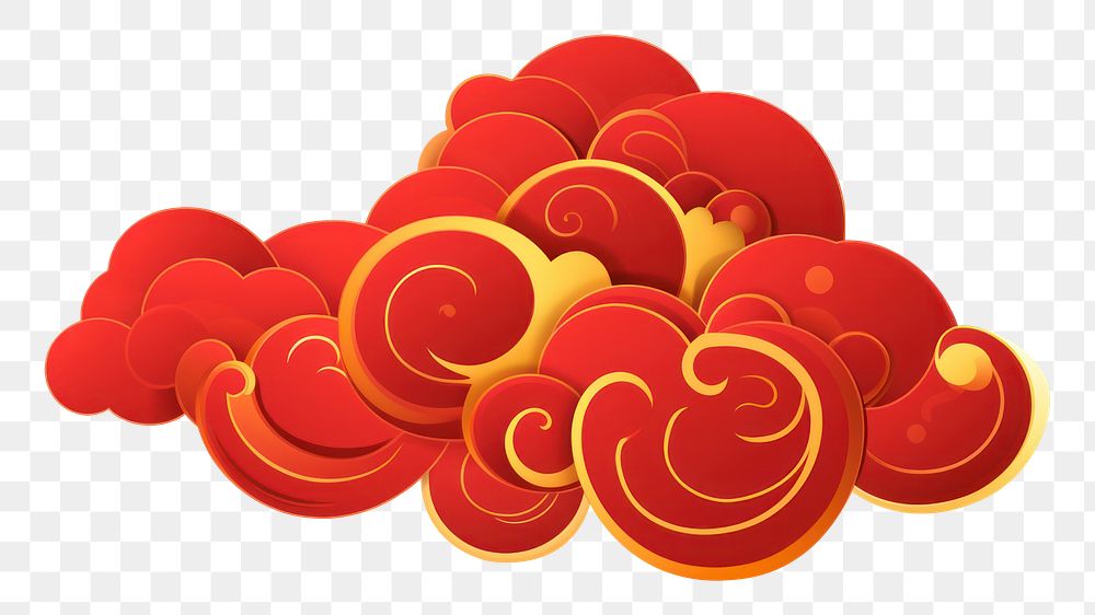 PNG Cloud backgrounds red chinese | Free PNG - rawpixel