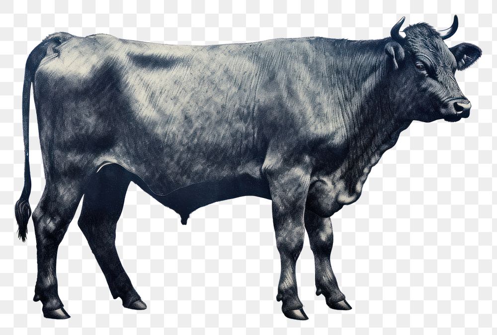 PNG cow livestock cattle mammal. | Premium PNG - rawpixel