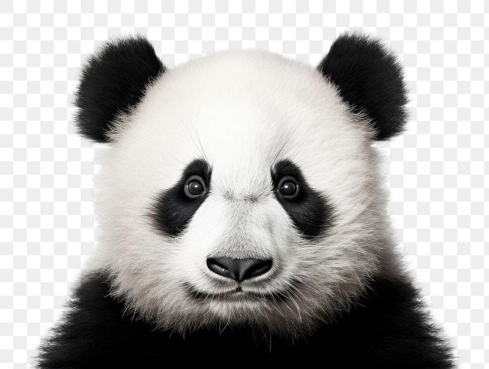PNG Panda focus head wildlife | Free PNG - rawpixel