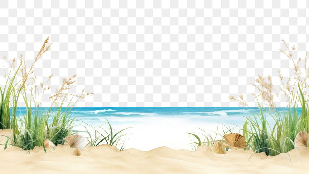 PNG Beach border outdoors horizon | Free PNG - rawpixel