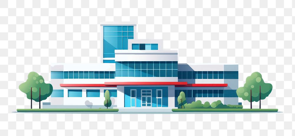 PNG Hospital architecture building city. | Free PNG - rawpixel
