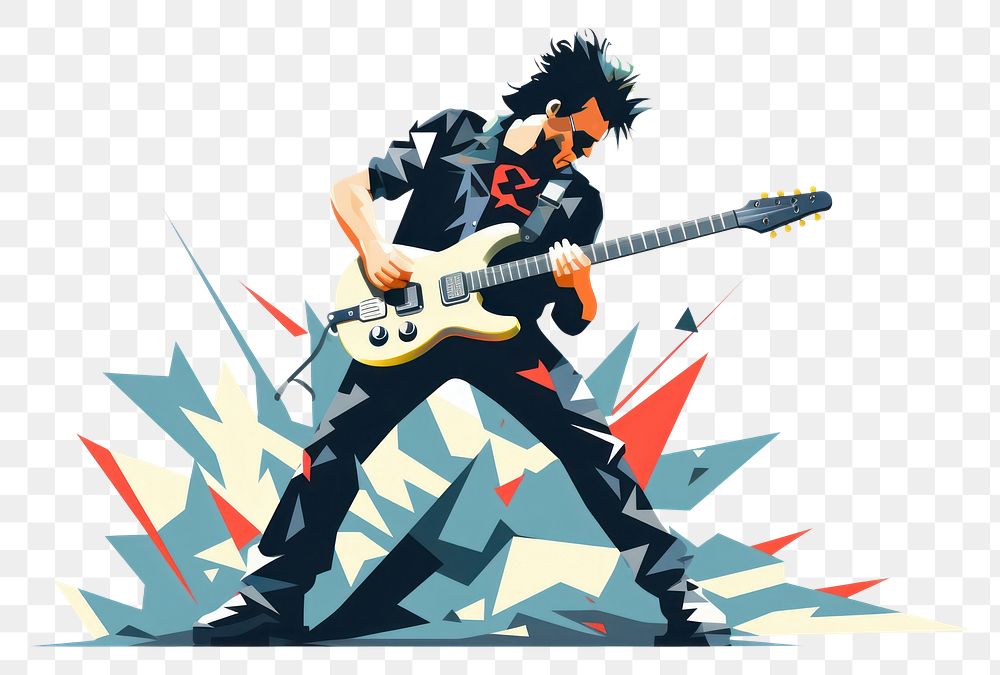 PNG Rock n roll musician | Premium PNG - rawpixel