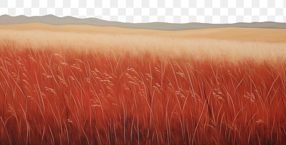 PNG Red Grass Meadow landscape | Premium PNG - rawpixel