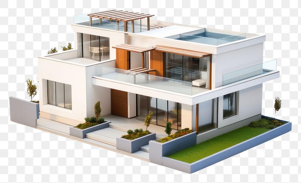 PNG Modern house architecture building | Premium PNG - rawpixel