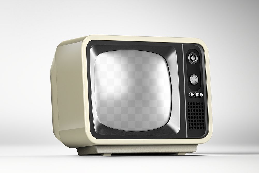 Retro TV screen png mockup, | Premium PNG - rawpixel