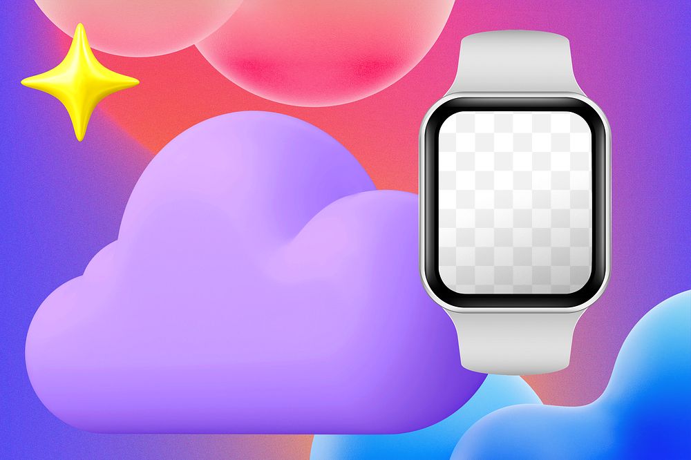 Smartwatch display png, transparent mockup | Premium PNG - rawpixel