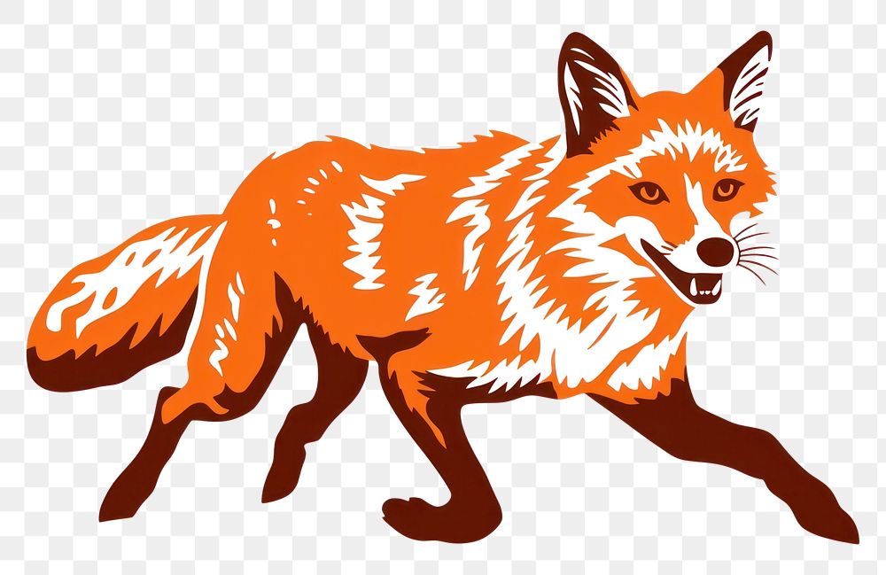 PNG Running fox animal mammal | Free PNG - rawpixel