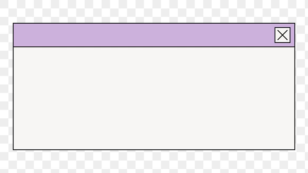PNG Purple pop-up window frame | Premium PNG - rawpixel