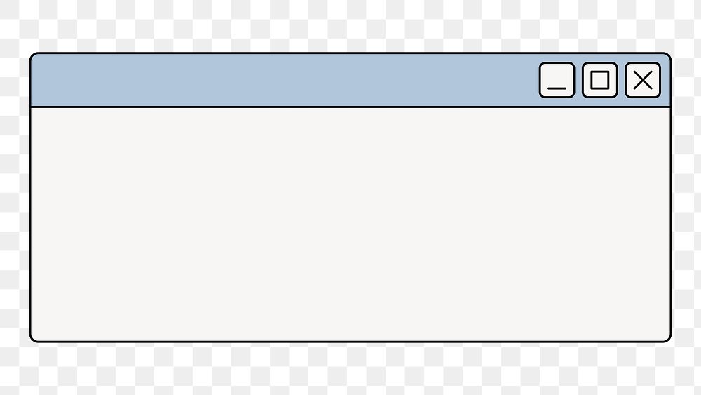 PNG Blue pop-up window frame | Premium PNG - rawpixel