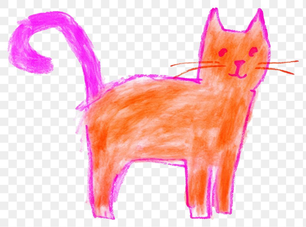 PNG Cat drawing animal mammal. | Premium PNG - rawpixel