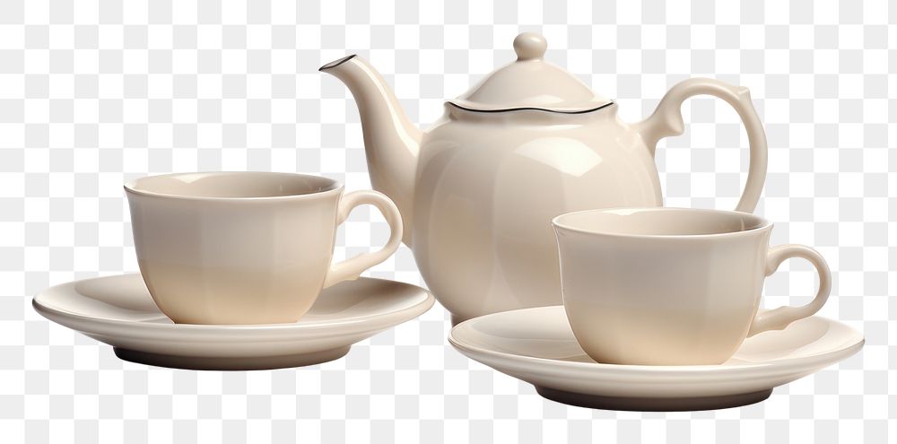 PNG Tea set porcelain teapot | Premium PNG - rawpixel