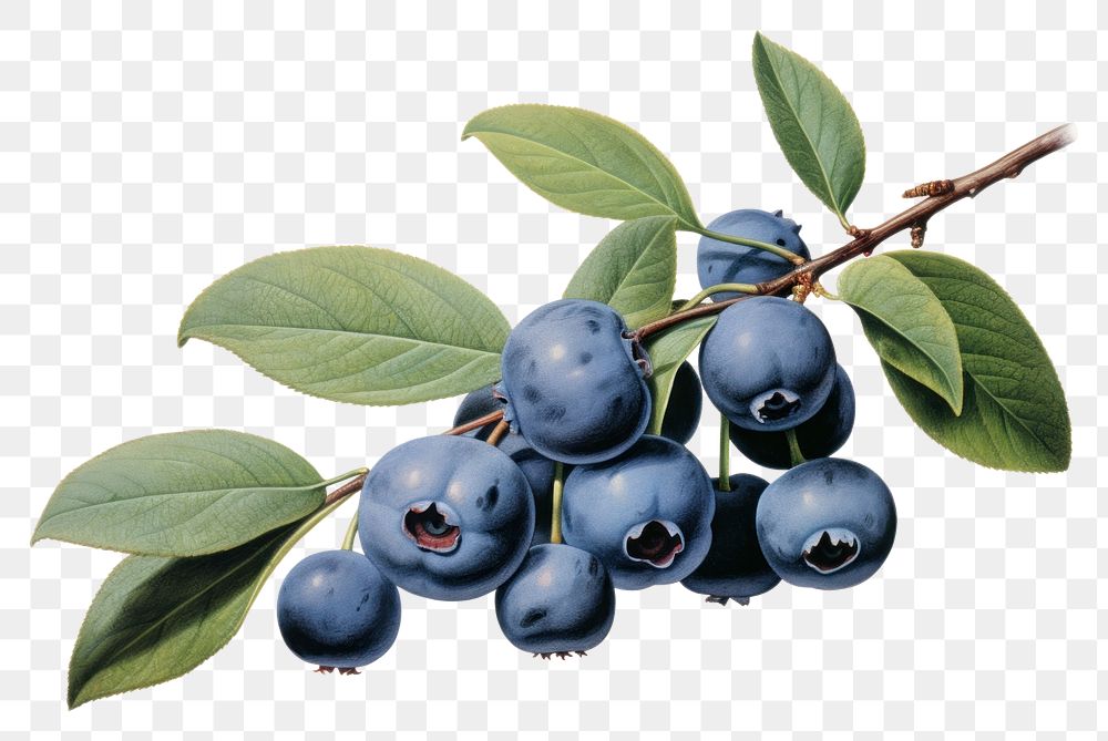 PNG Blueberry plant fruit food. | Premium PNG - rawpixel