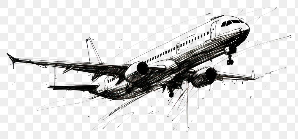 PNG Airplane airplane drawing aircraft. | Free PNG - rawpixel