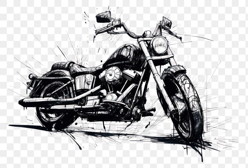 PNG Motorcycle motorcycle drawing vehicle. | Premium PNG - rawpixel