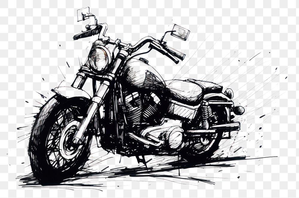PNG Motorcycle motorcycle drawing vehicle. | Free PNG - rawpixel