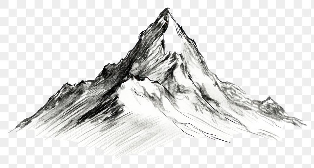 PNG Mountain mountain drawing nature. | Free PNG - rawpixel