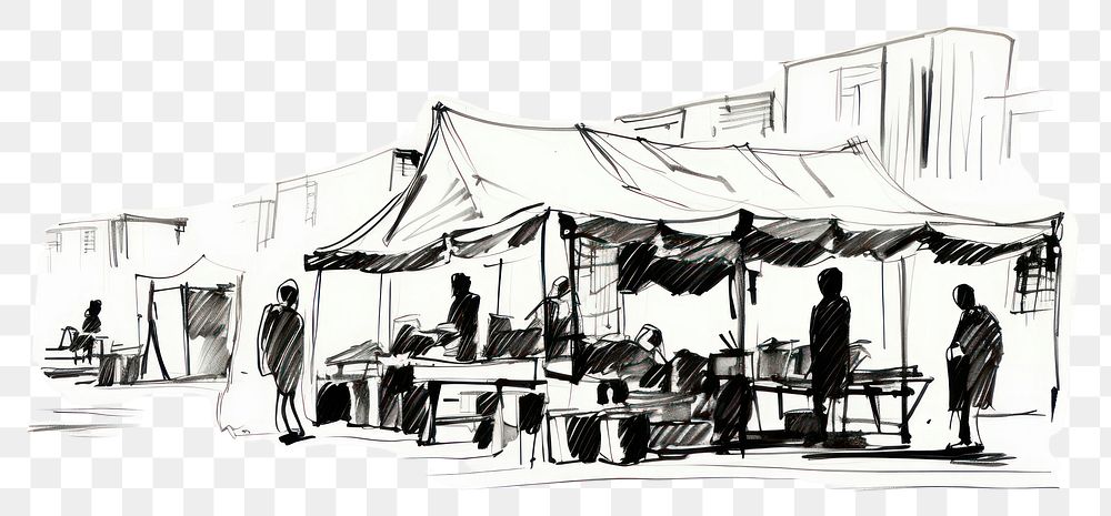 PNG Market drawing market sketch. | Free PNG - rawpixel