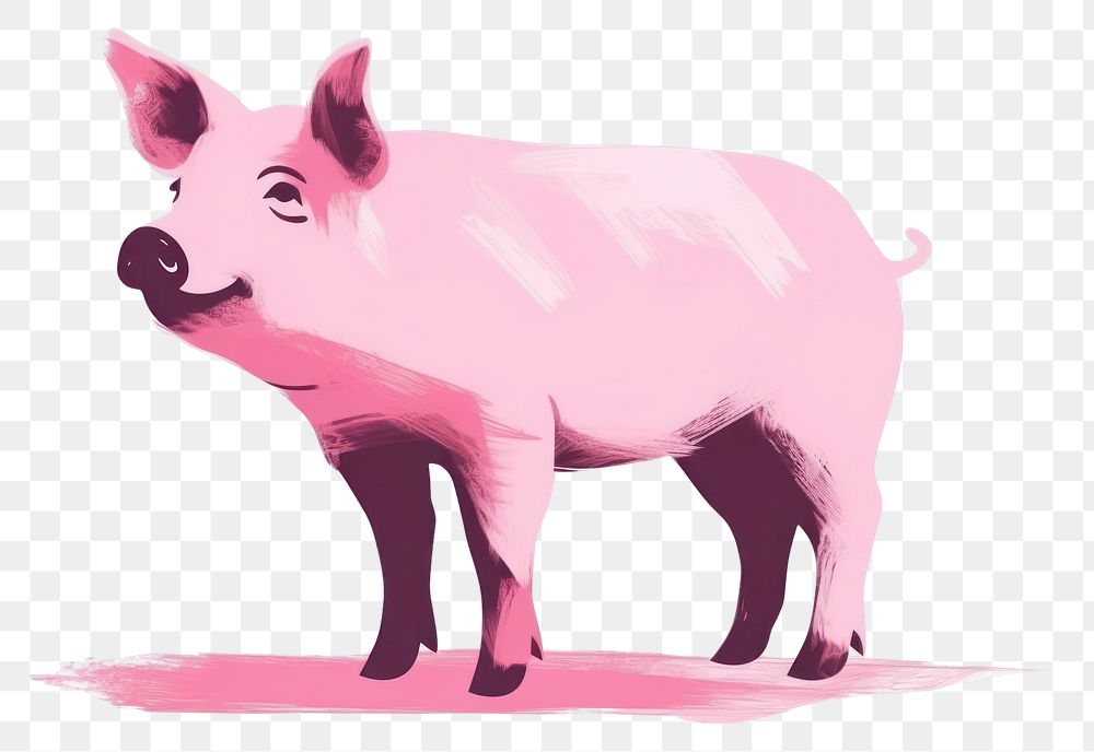 PNG Pig pig drawing mammal. | Free PNG - rawpixel