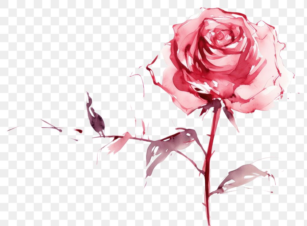 PNG Rose rose art drawing. | Premium PNG - rawpixel