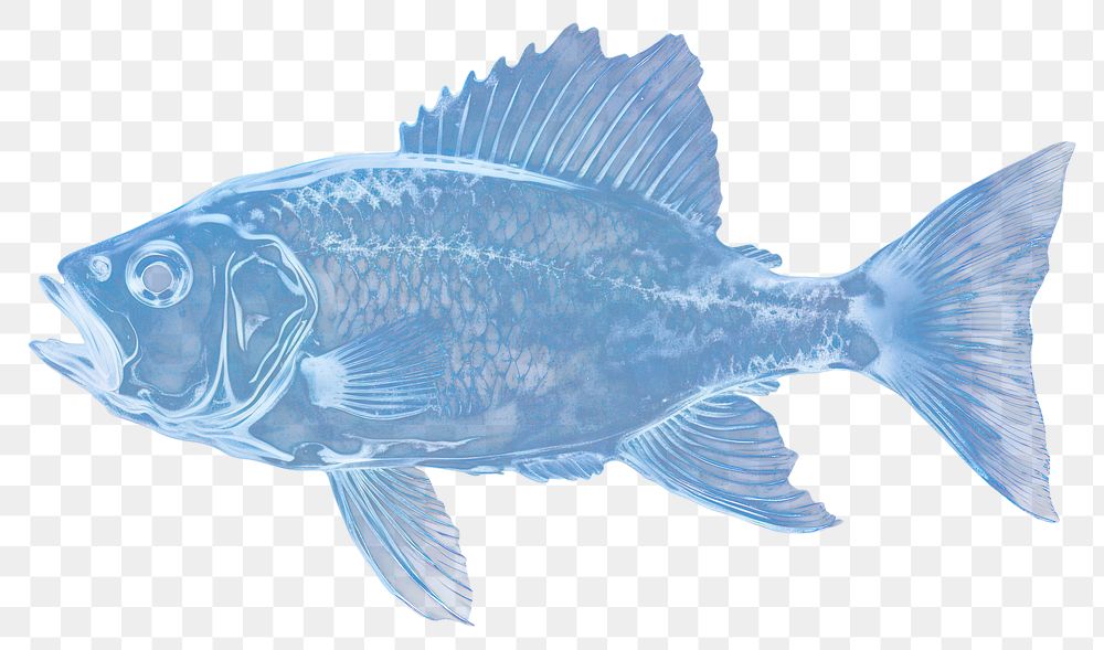PNG Fish fish animal blue. | Free PNG - rawpixel