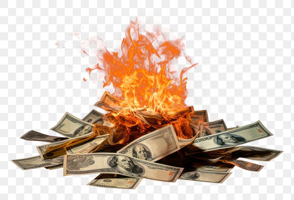 PNG Money fire bonfire burning | Premium PNG - rawpixel