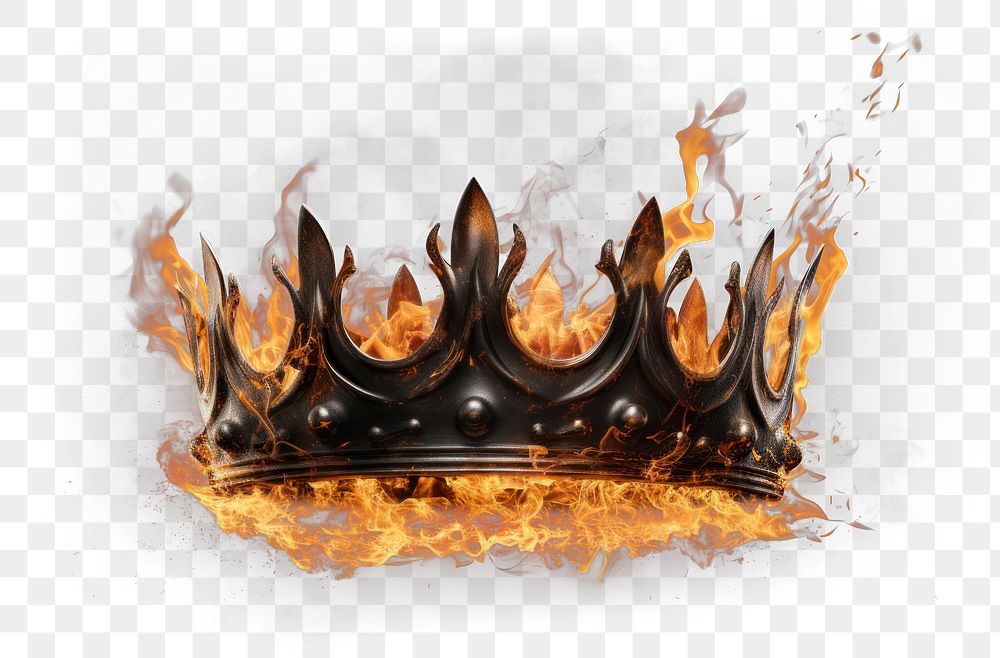 PNG Crown crown fire fireplace. | Premium PNG - rawpixel