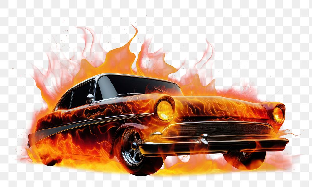 PNG Car fire vehicle burning. | Premium PNG - rawpixel