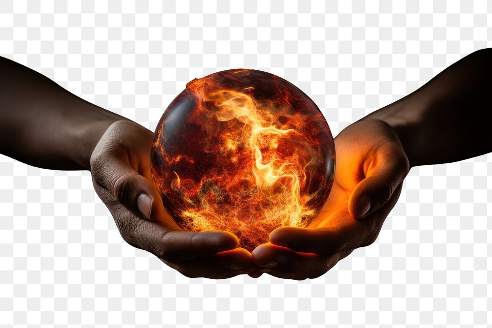 PNG Hand hold earth fire | Free PNG - rawpixel