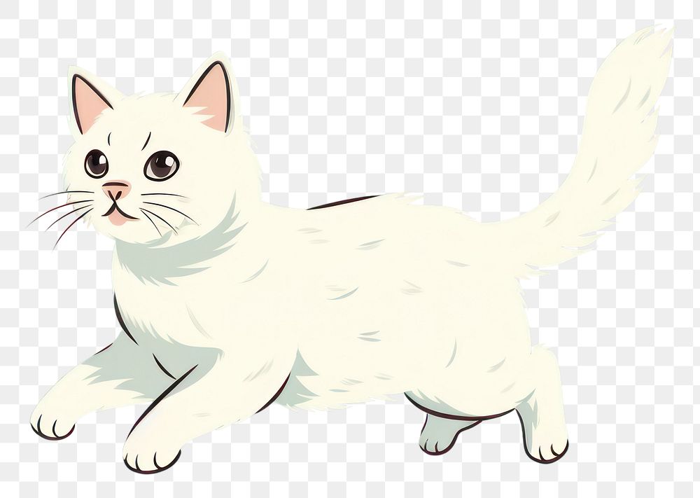 PNG Cat running animal mammal | Free PNG - rawpixel