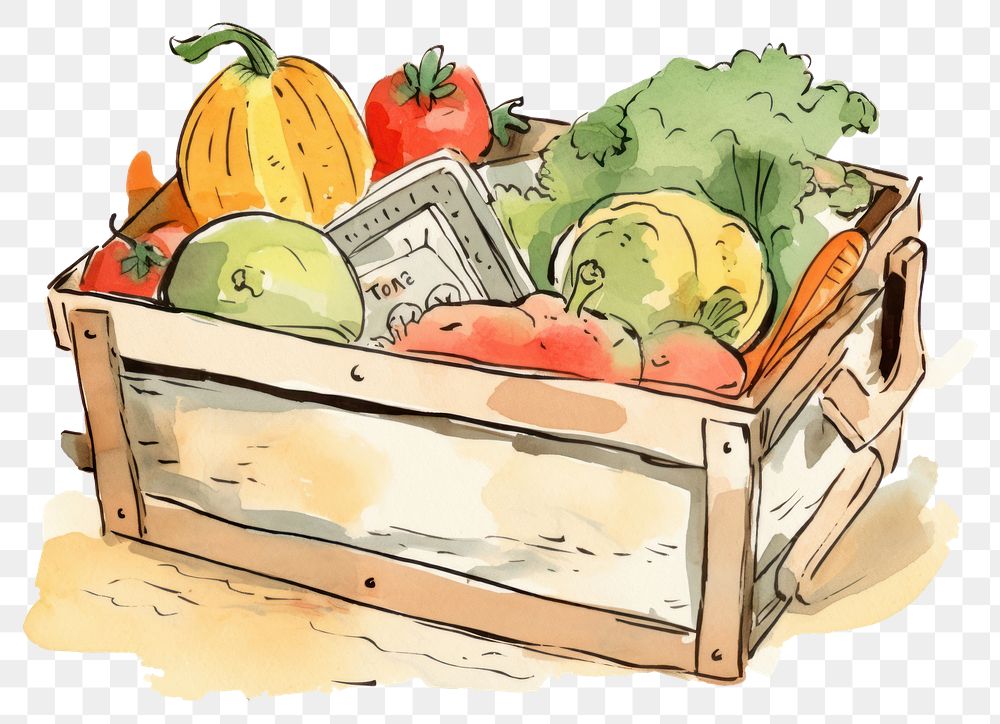 PNG Storage basket fruit box | Free PNG - rawpixel