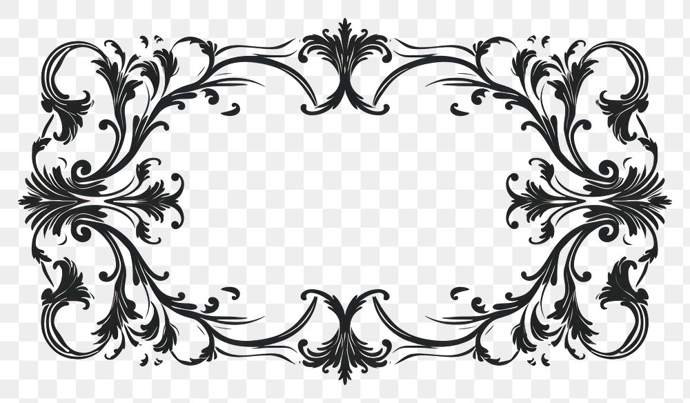 PNG Vintage ornament frame graphic | Free PNG - rawpixel