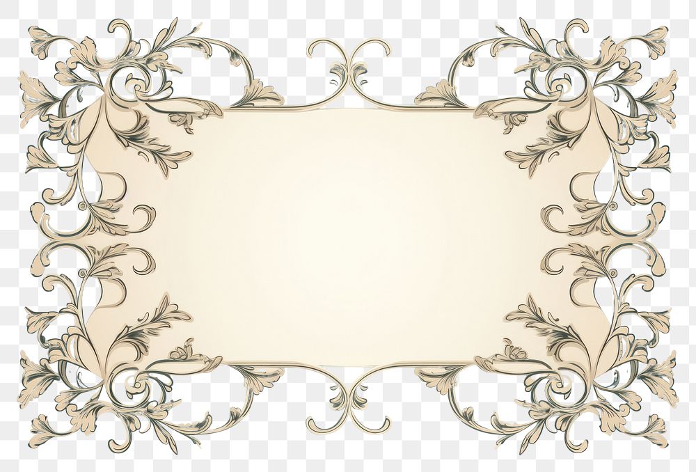 PNG Vintage elegant ornament frame | Premium PNG - rawpixel