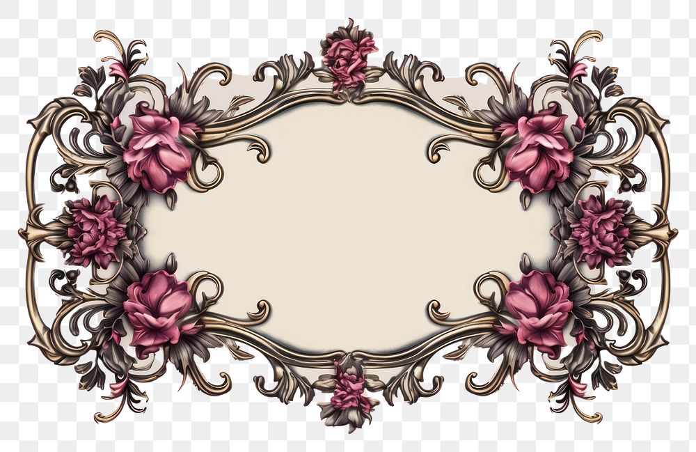 PNG Victorian ornament frame graphics | Free PNG - rawpixel