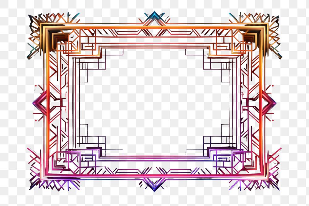 PNG Geometric ornament frame backgrounds | Premium PNG - rawpixel
