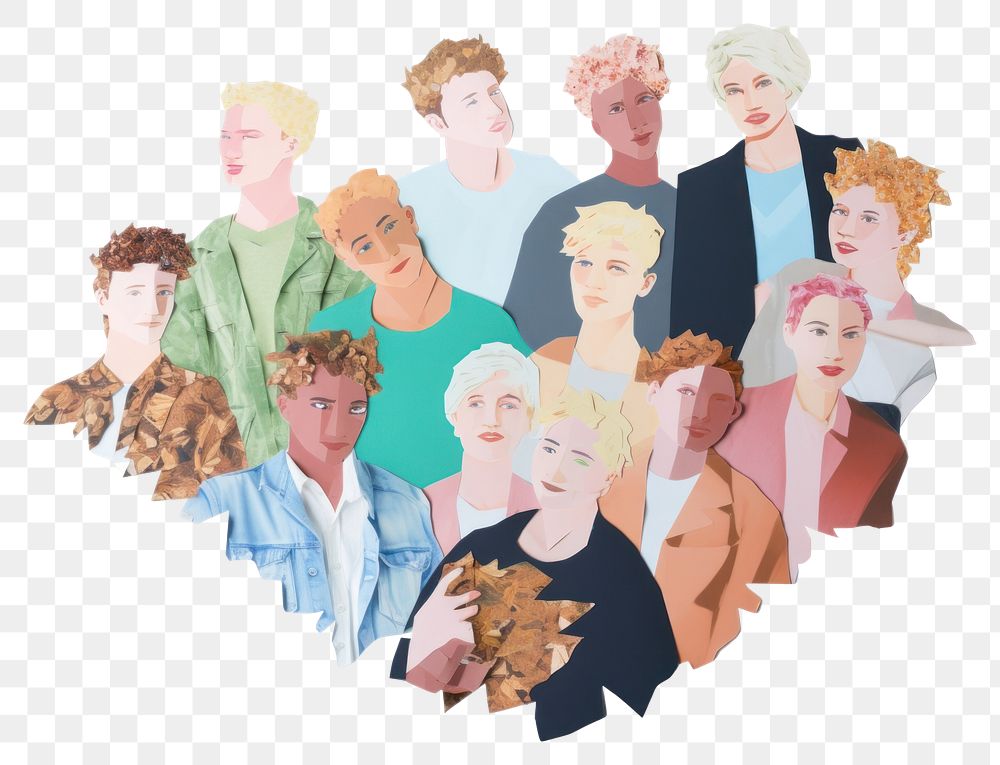 PNG Group people portrait collage | Free PNG - rawpixel